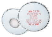 Filtr proti částicím 3M typ 2125 P2 / Respirátory, masky, filtry - Filtry pro polomasky